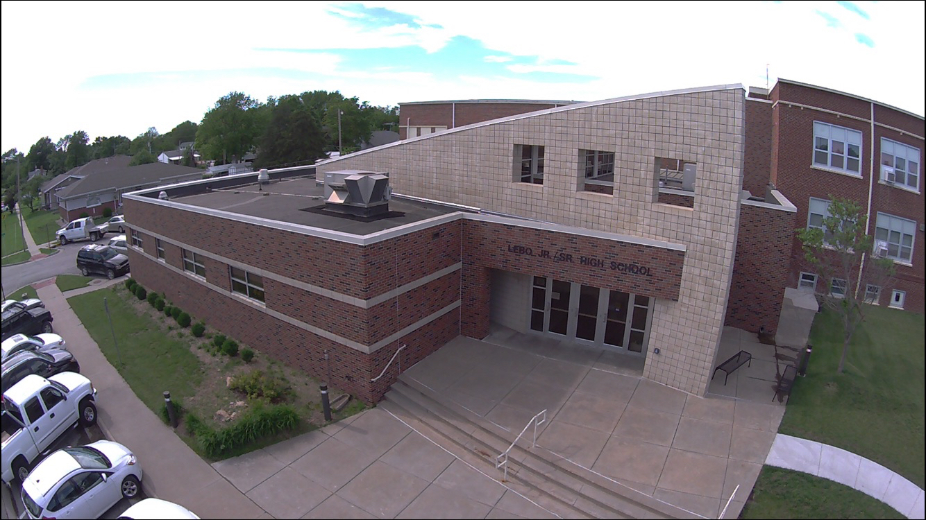 Drone Shot of SE school Entrance